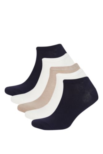 Mixed Color Man Man 5 Piece Short Socks 3050126 | DeFacto