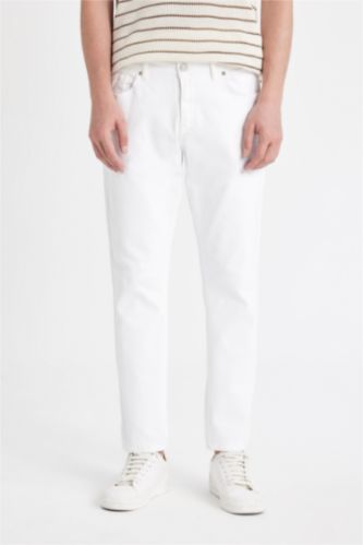 White MAN 90's Slim Fit High Waist Narrow Leg Jeans 3150400 | DeFacto