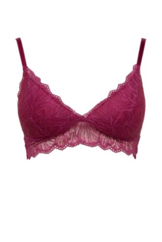 Purple Woman Fall in Love Full Lace Bra 3173365 | DeFacto