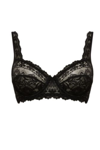 Black WOMAN Fall in Love Full Lace Bra 3199074 | DeFacto