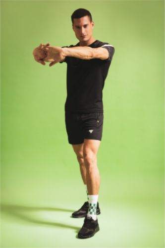 Black MAN Defacto Fit Slim Fit Shorts 2631394 | DeFacto