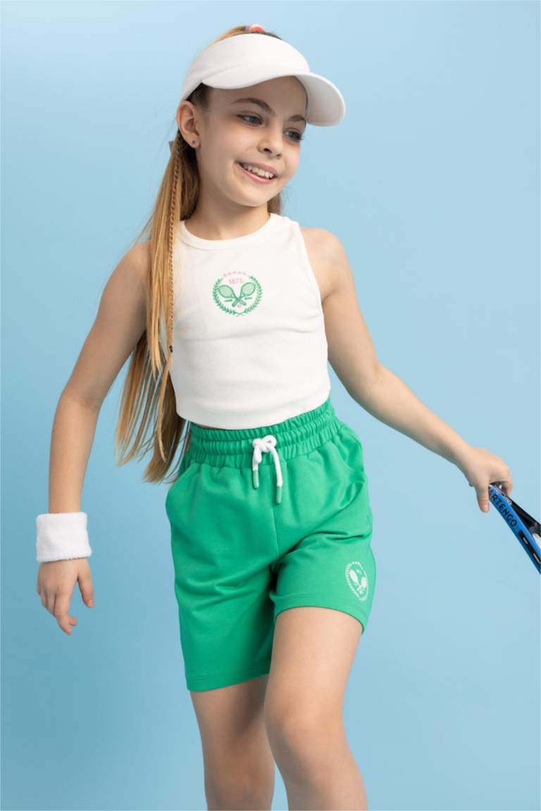 White GIRLS & TEENS Girl Crew Neck Singlet 2793259 | DeFacto