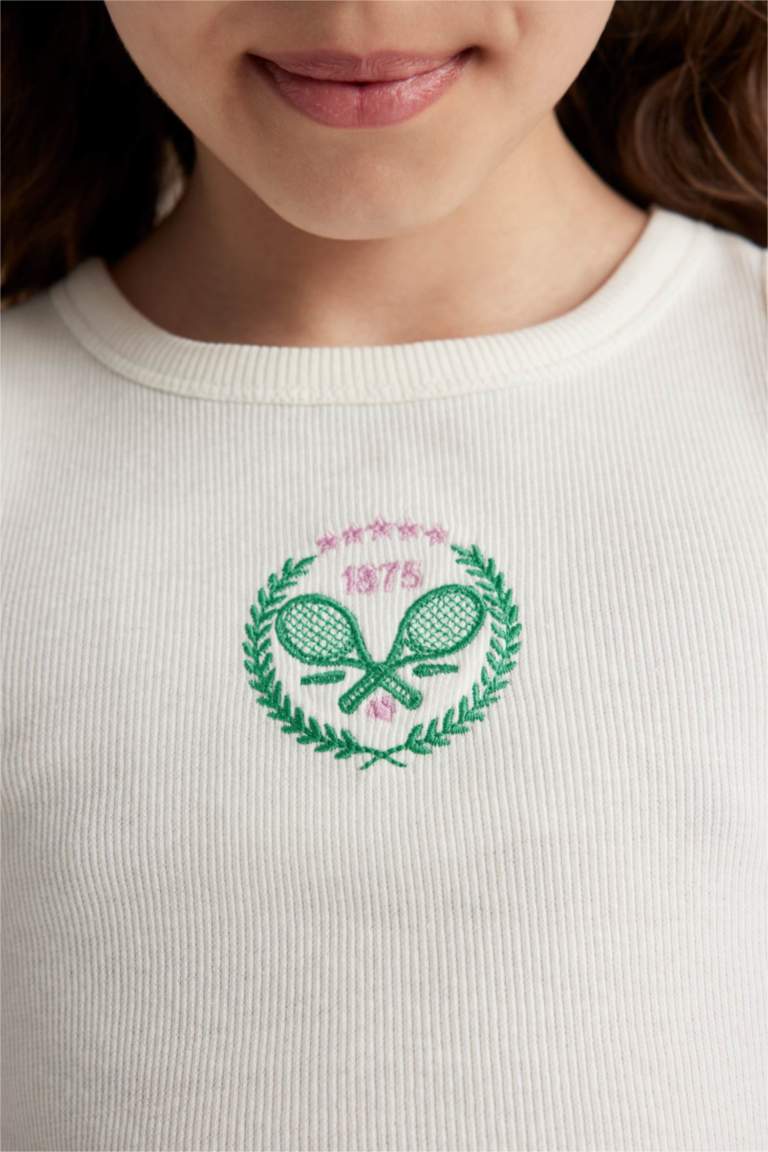 White GIRLS & TEENS Girl Crew Neck Singlet 2793259 | DeFacto