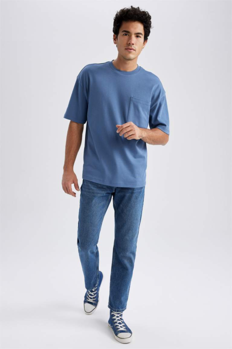 Blue MAN Straight Fit Normal Mold Normal Waist Pipe Leg Jeans 2775900 ...