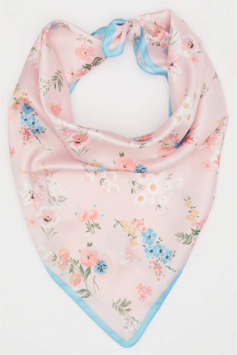 Pembe Kadın Kadın Desenli Dokuma Fular 2775917 | DeFacto