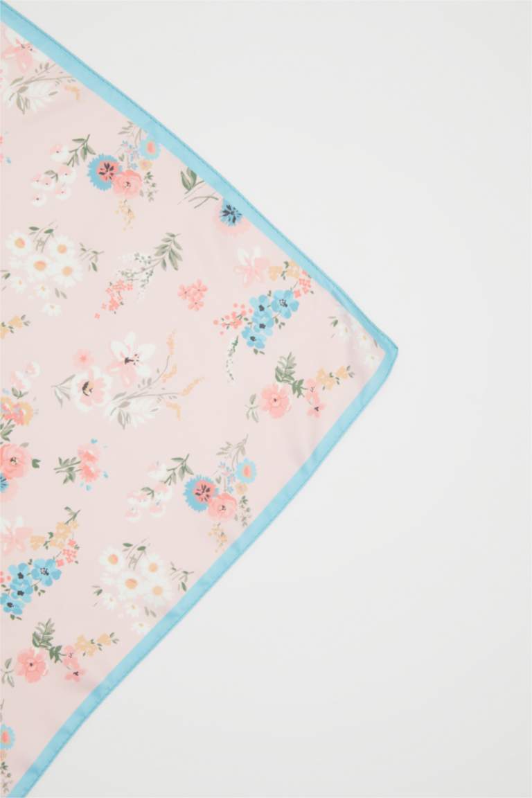 Pembe Kadın Kadın Desenli Dokuma Fular 2775917 | DeFacto