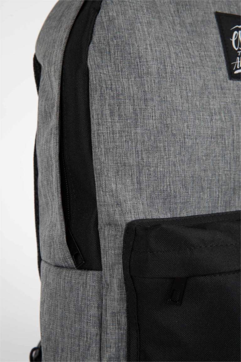 Grey Man Men Self-Healing Water-Repellent Fabric Backpack 2800879 | DeFacto