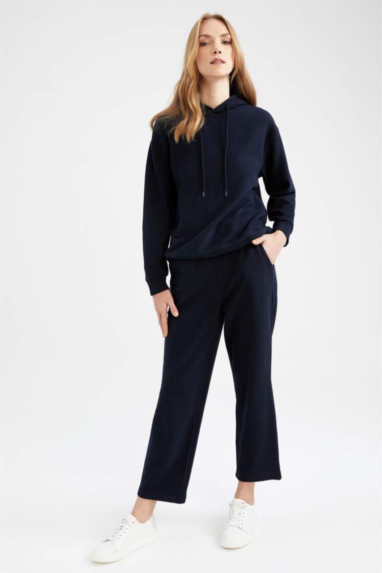 Lacivert Kadın Regular Fit Cepli Eşofman Altı 2761804 | DeFacto