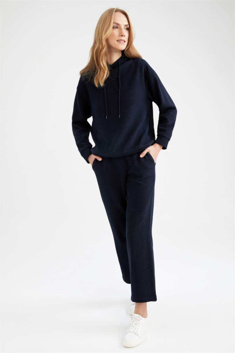 Lacivert Kadın Regular Fit Cepli Eşofman Altı 2761804 | DeFacto