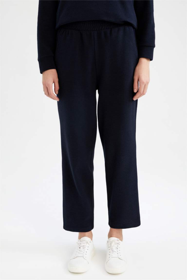 Lacivert Kadın Regular Fit Cepli Eşofman Altı 2761804 | DeFacto