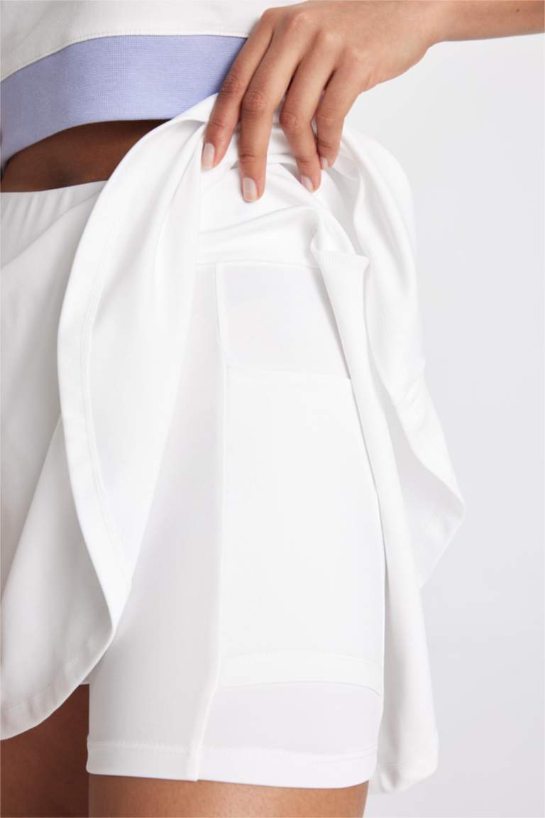 Blanc FEMME Mini Jupe tennis avec short intégré de DeFactoFit 3155453 ...