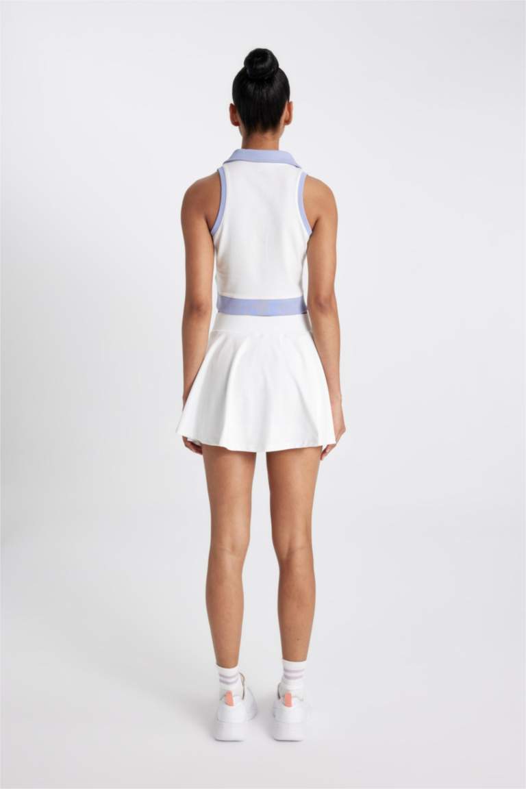 Blanc FEMME Mini Jupe tennis avec short intégré de DeFactoFit 3155453 ...
