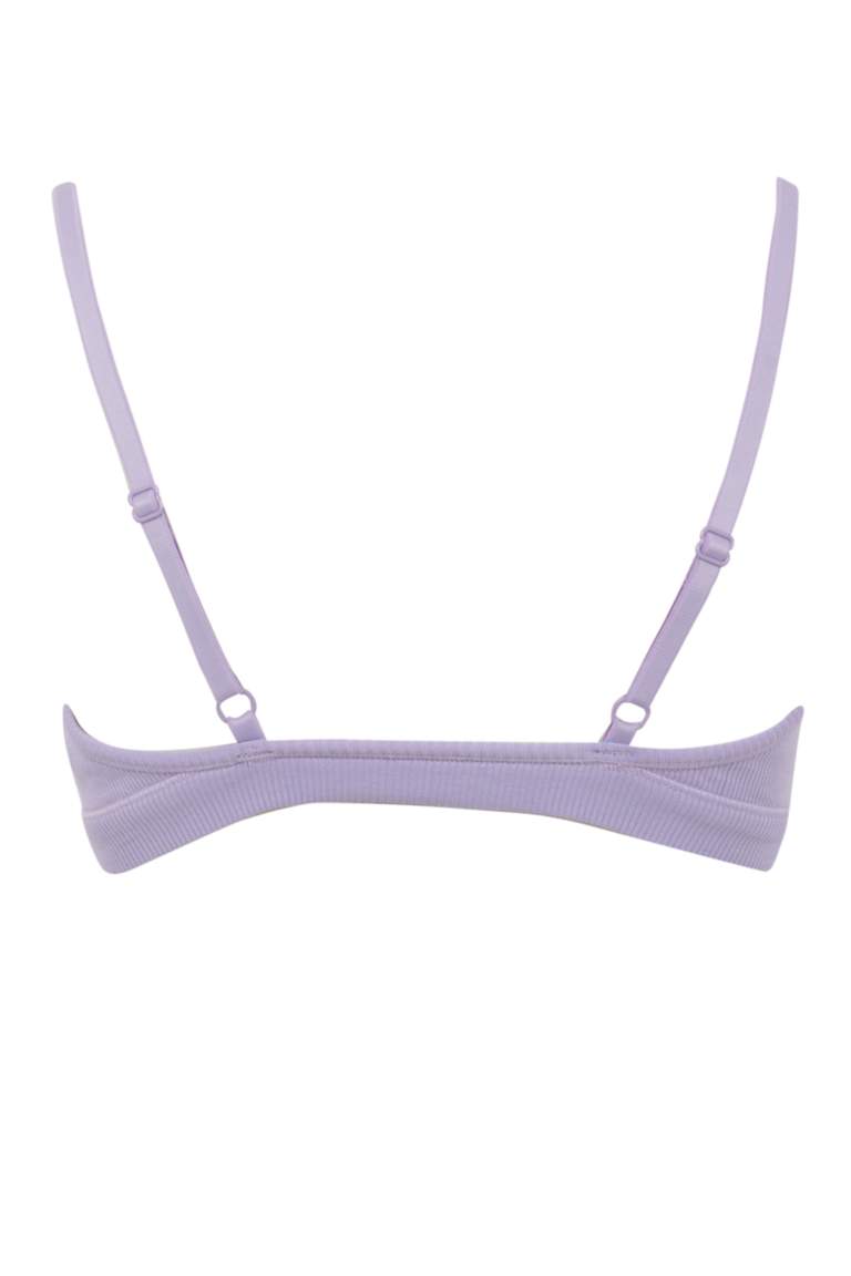 Purple WOMAN Fall in Love Removable Pads Bra 2845592 | DeFacto