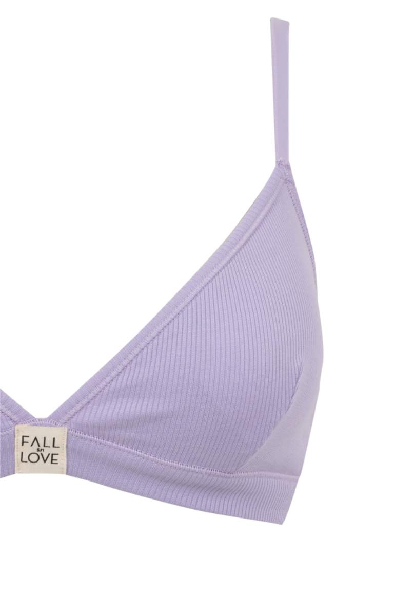 Purple WOMAN Fall in Love Removable Pads Bra 2845592 | DeFacto