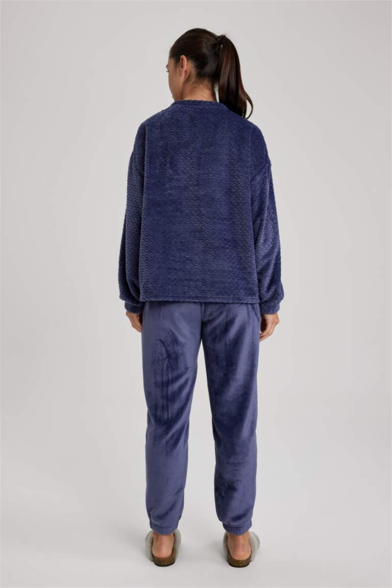 Purple WOMAN Regular Fit Knitted Sets 2835748 | DeFacto