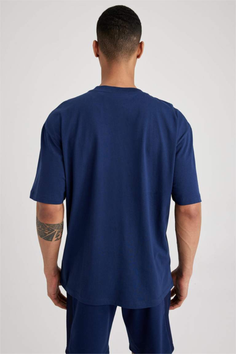 Navy MAN Defacto Fit NBA Golden State Warriors Licensed Oversize Fit ...