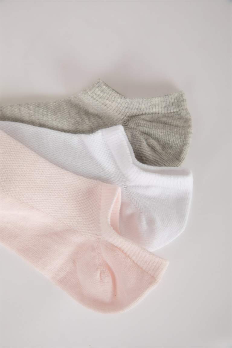 Mixed Color WOMAN Woman 3 piece Step Socks 2901141 | DeFacto