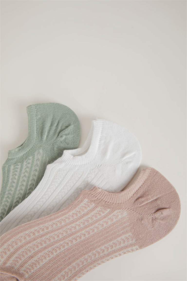 Mixed Color WOMAN Woman 3 piece Step Socks 2907647 | DeFacto