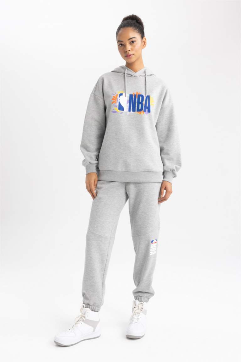 Grey WOMAN NBA Licensed Long Sleeve Sweatshirt 2891319 | DeFacto