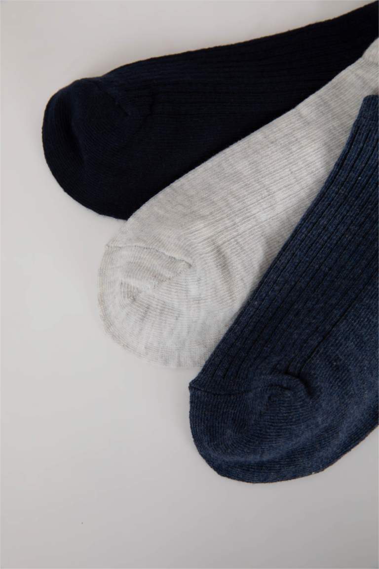 Navy MAN Man 3 piece Step Socks 2903170 | DeFacto