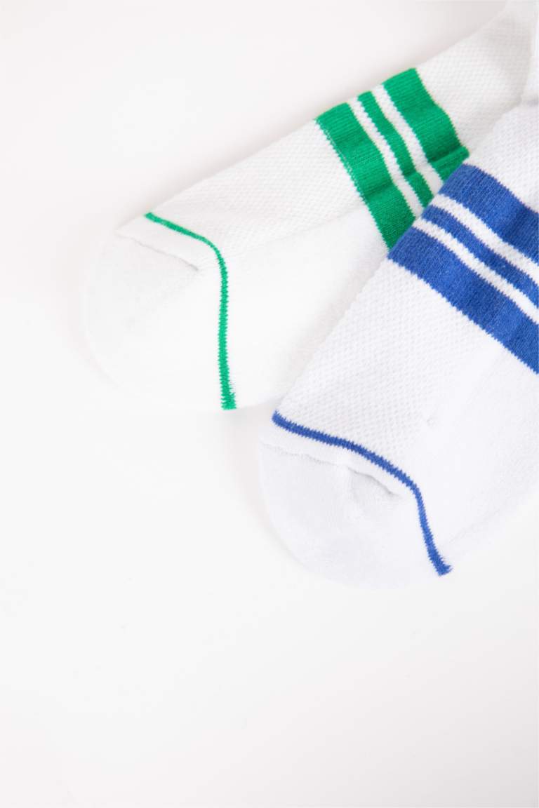 White Man Men 2 Piece Cotton Towel Sports Socks 2904173 | DeFacto