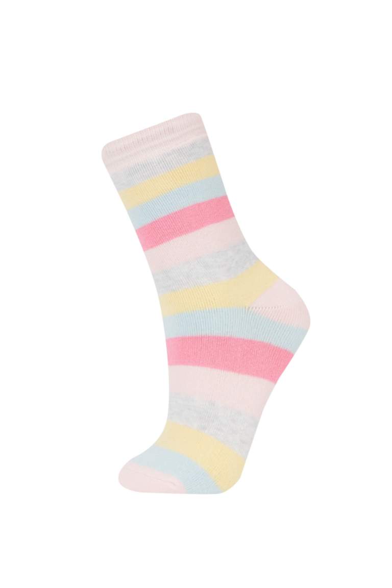 Mixed Color GIRLS & TEENS Girl 2 Piece Cotton Towel Socks 2910504 | DeFacto