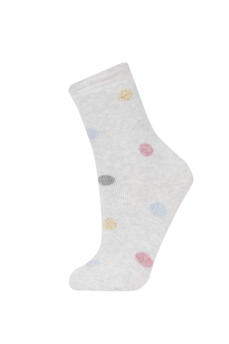 Mixed Color GIRLS & TEENS Girl 2 Piece Cotton Towel Socks 2910504 | DeFacto
