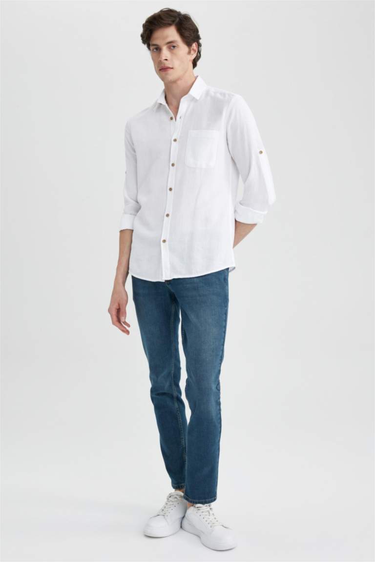 Green MAN Pedro Slim Fit Slim Fit Normal Waist Narrow Leg Jeans 2820595 ...