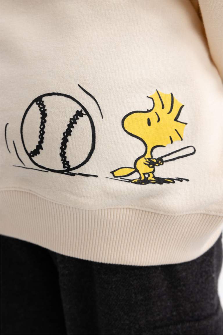 Ecru GIRLS & TEENS Girl Snoopy Relax Fit Hooded Sweatshirt 2905055 ...