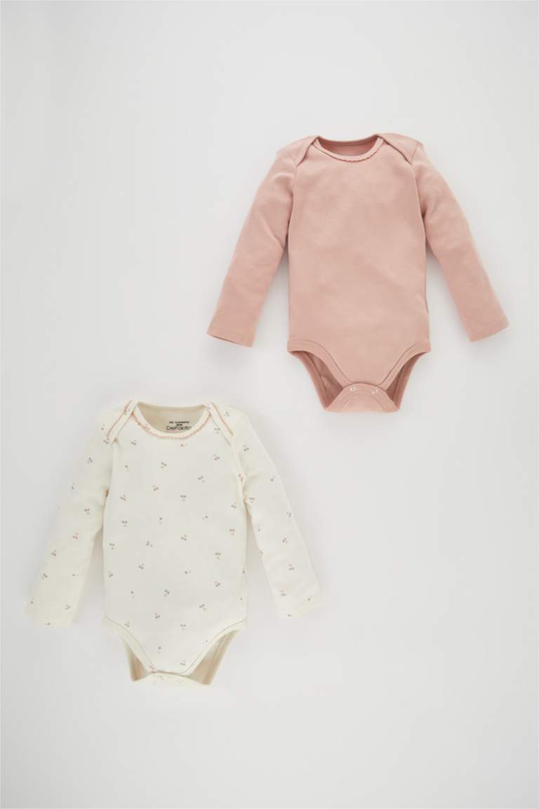Rose PETITE FILLE Body Premium Basique à Manches Longues Pour Pour BéBé ...