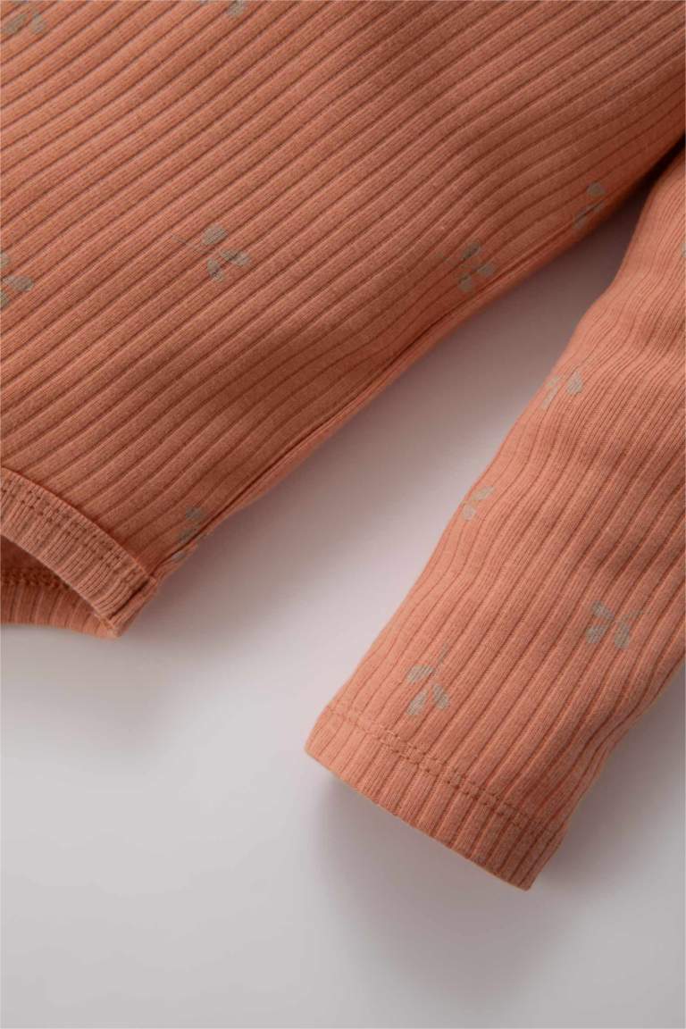 Brown BABY GIRL 2 piece Regular Fit Envelope Neck Printed Set 2845913 ...