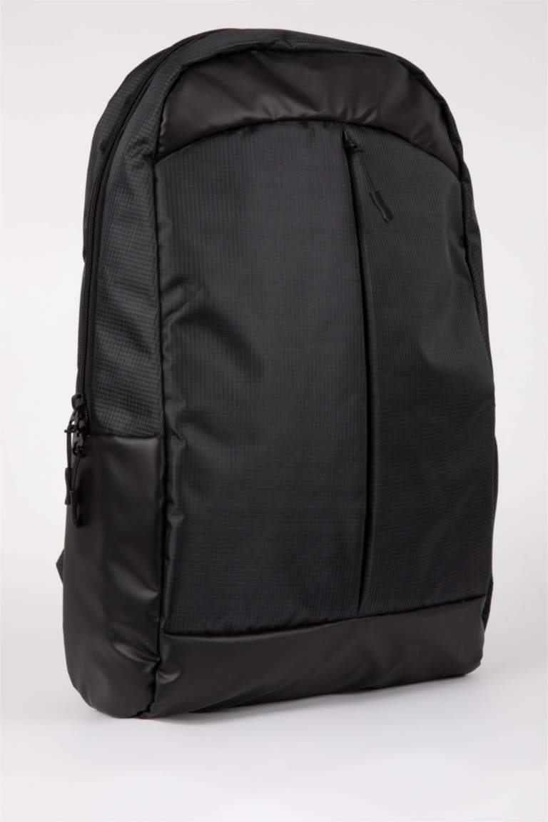 Black MAN Unisex Waterproof Fabric School Backpack 2840087 | DeFacto