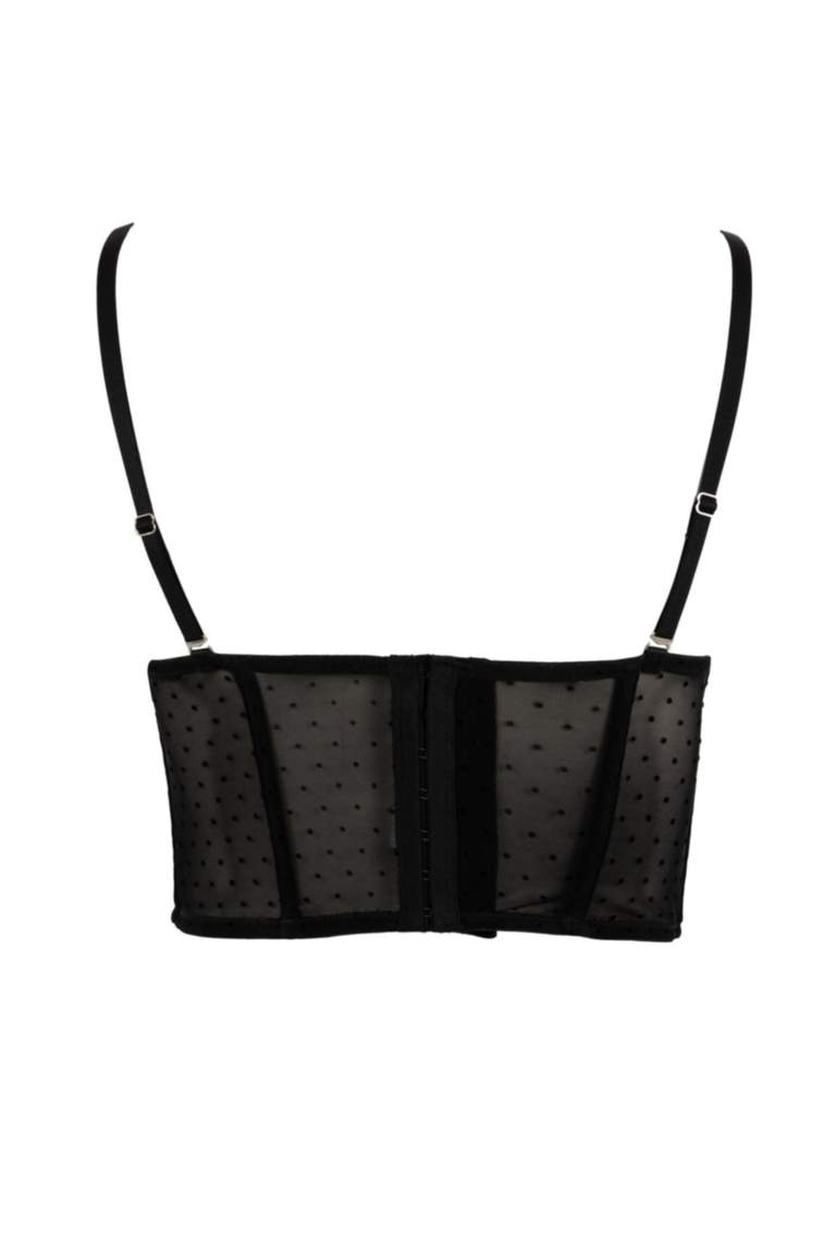 Black WOMAN Fall in Love Full Lace Push Up Bra 2935657 | DeFacto