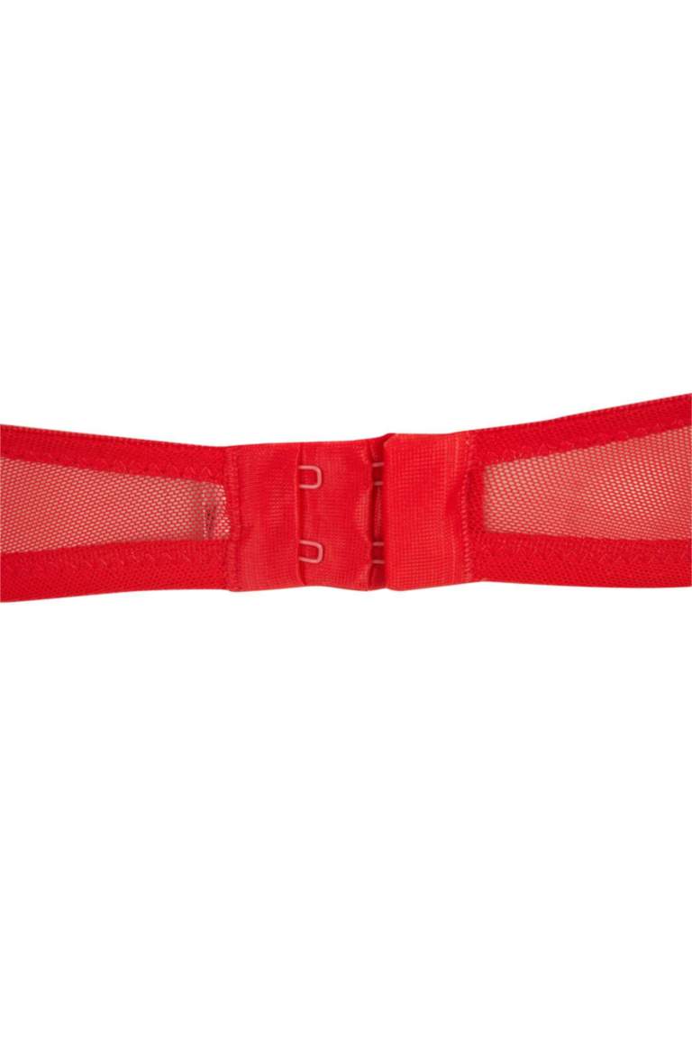 Red WOMAN Fall in Love Full Lace Uncovered Bra 2956057 | DeFacto