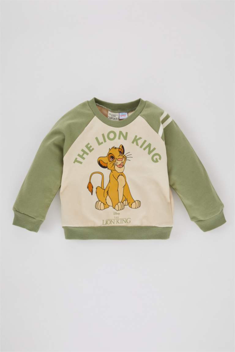 بيج طفل صغير سويت شيرت اولادي قصة عادية ببطانة ناعمة من ليون كنج ...
