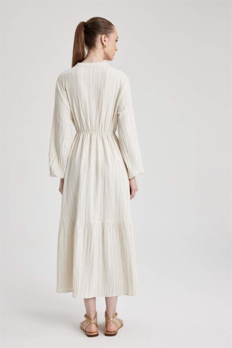 Beige WOMAN Muslin Dress 2901861 | DeFacto