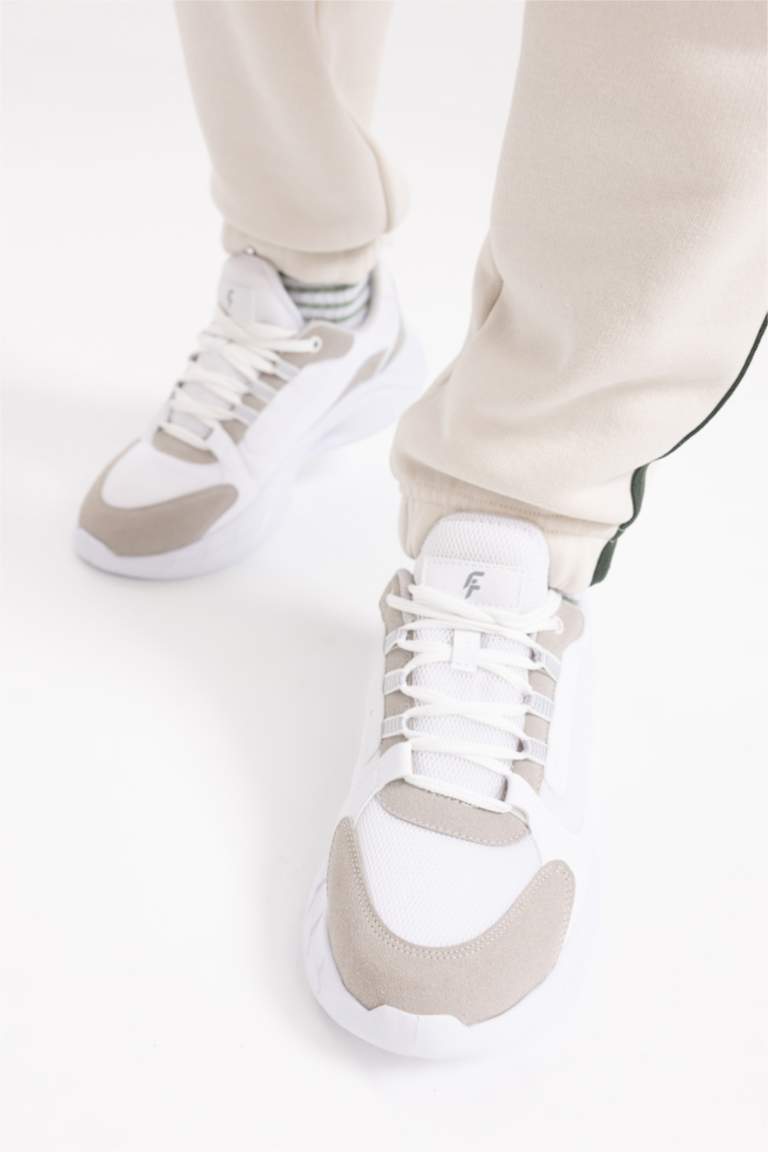 Beyaz رجل حذاء رياضي برباط 2993351 | DeFacto