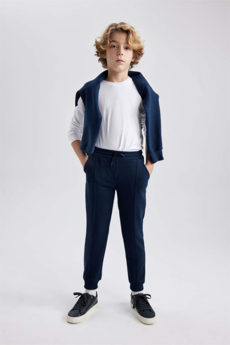 Navy BOYS & TEENS Boy Basic Sweatpants 3049005 | DeFacto