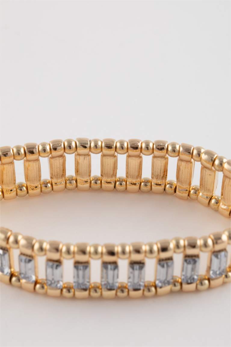 Çok Renkli Kadın Kadın Taşlı Gold Bileklik 3093794 | DeFacto