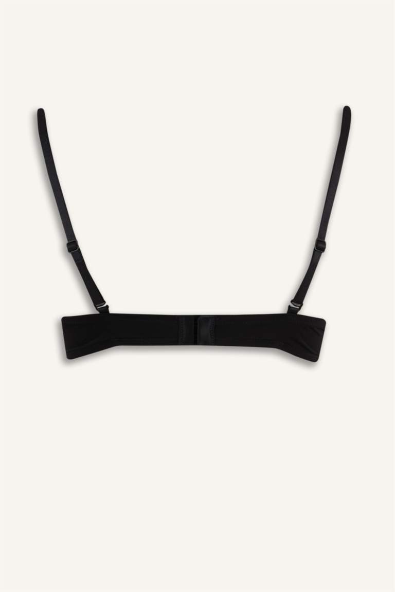 Black نساء Fall in Love Push Up Bra 3282928 | DeFacto