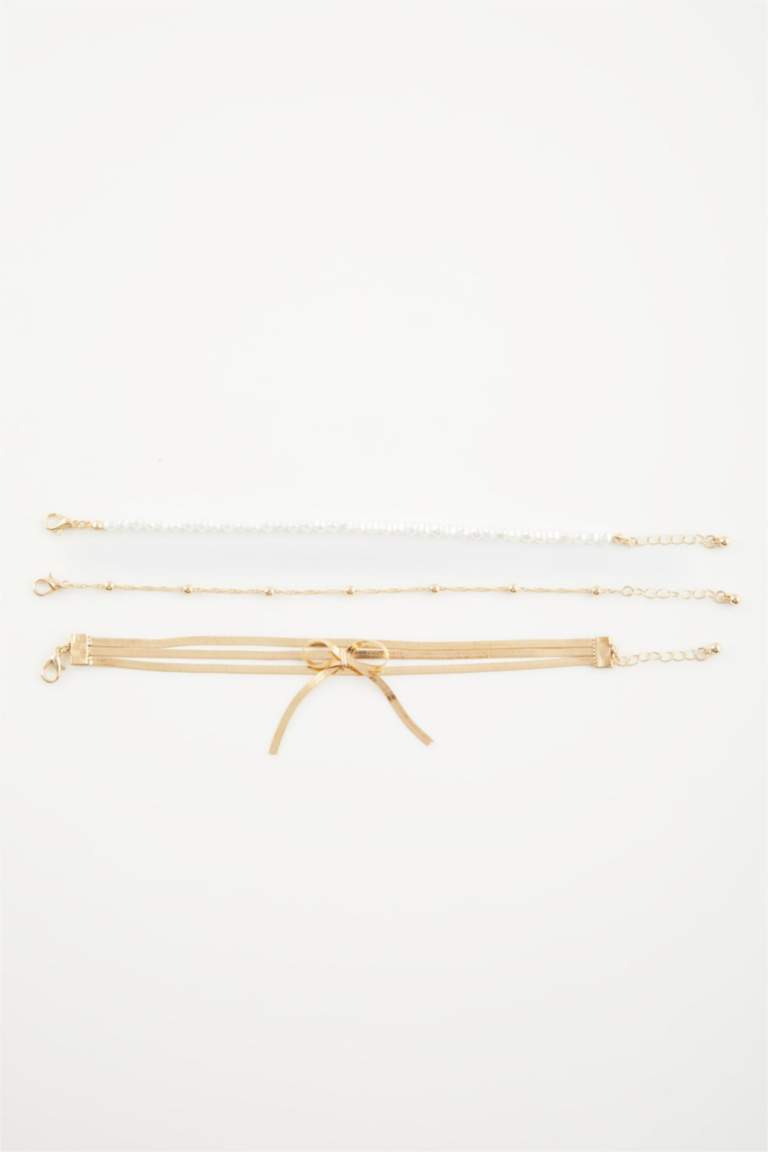 Gold Woman Woman 3 Piece Bracelet 3200232 | DeFacto