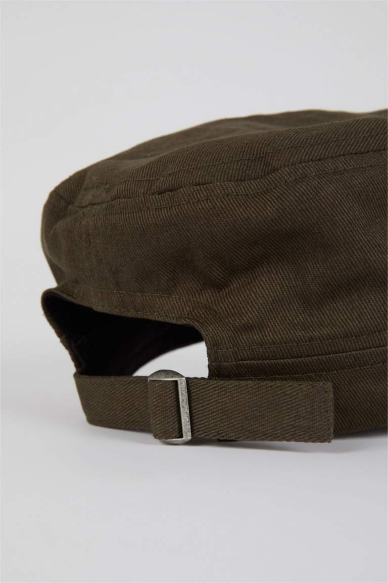 Khaki MAN Embroidered Letter Cap 2418604 | DeFacto