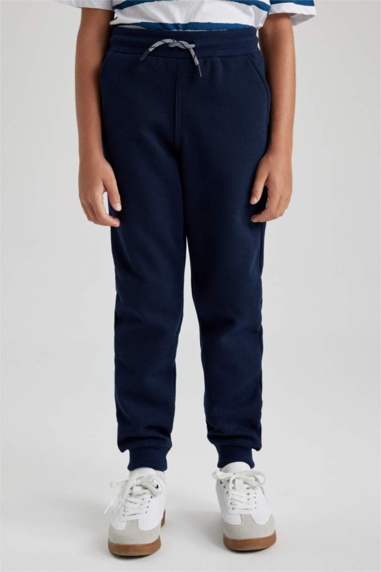Navy BOYS & TEENS Regular Fit Trousers 2825343 | DeFacto