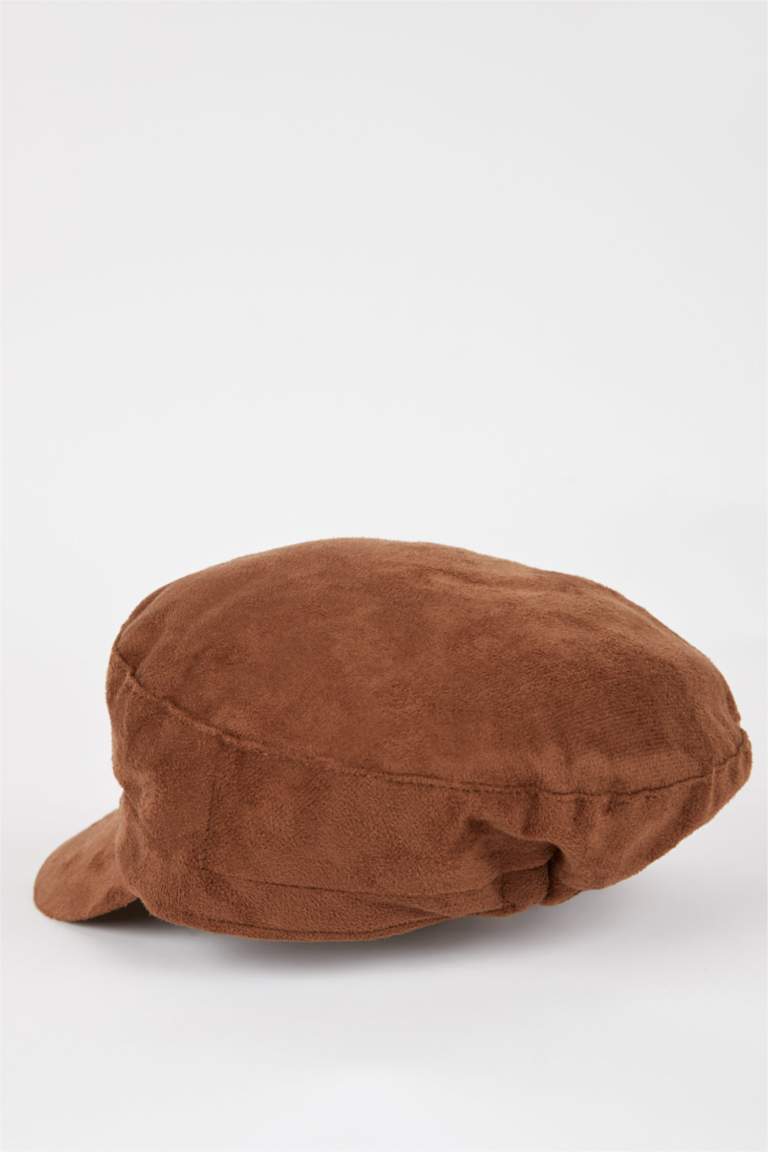Brown WOMAN Women Suede Cap Hat 2730138 | DeFacto