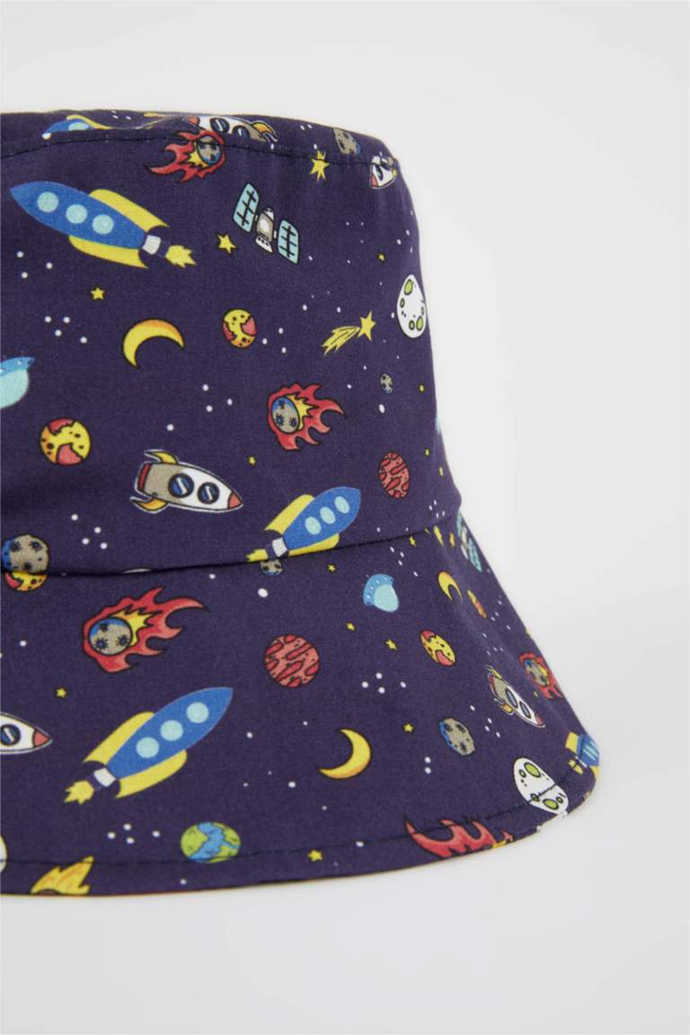 Indigo BOYS & TEENS Space Print Bucket Hat 2418642 | DeFacto