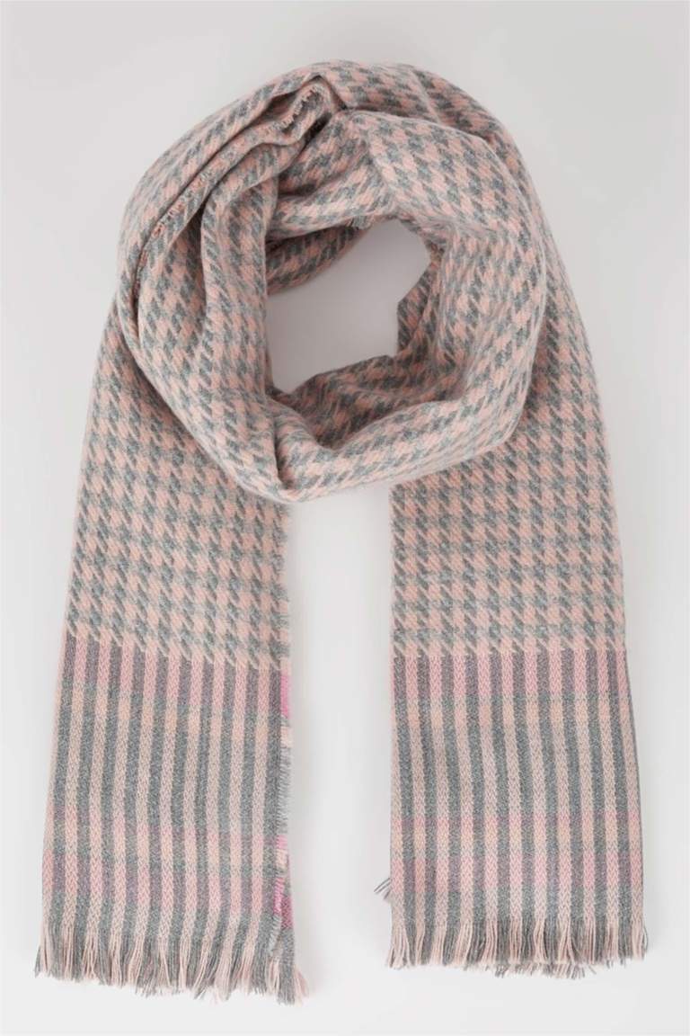 Pink WOMAN Women's Patterned Scarf 2558120 | DeFacto