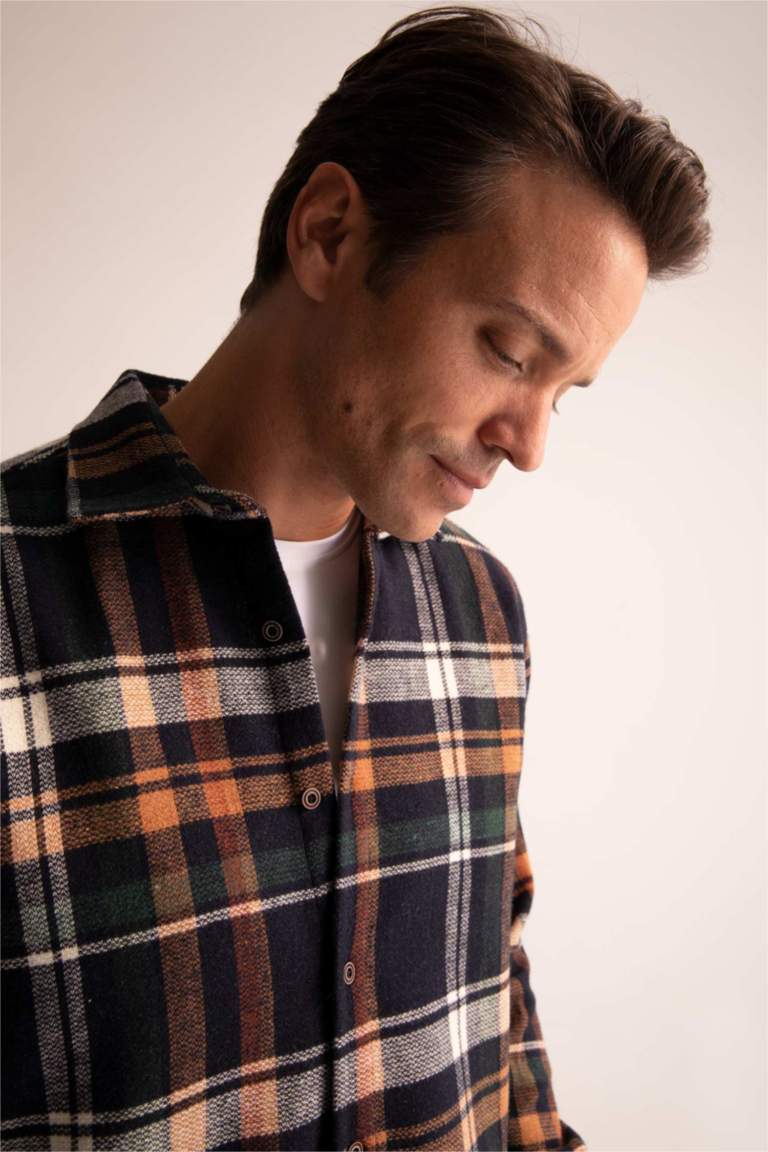 Indigo MAN Regular Fit Long Sleeve Shirt 2665450 | DeFacto