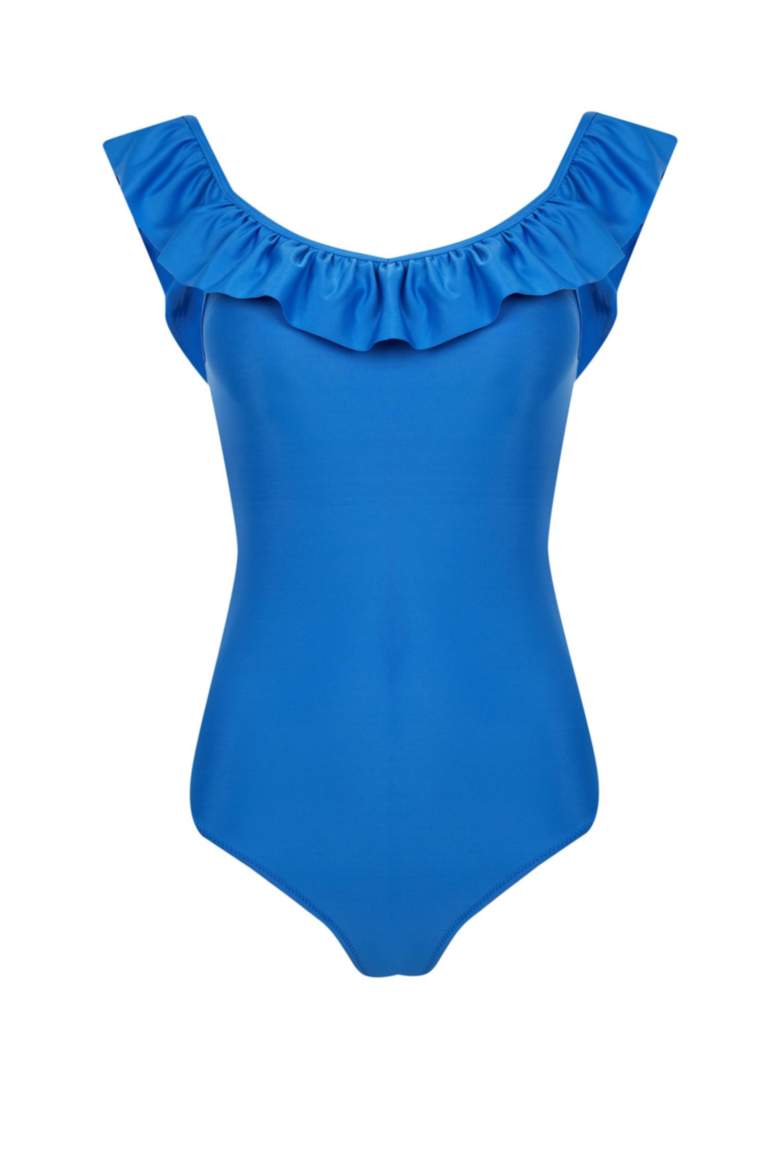 Blue WOMAN Fall in Love Regular Fit Swimwear 2408893 | DeFacto