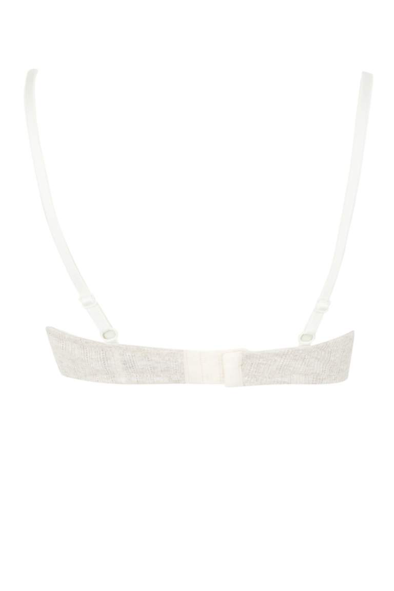 Ekru Kadın Fall in Love Dantelli Triangle Bralet 2641136 | DeFacto