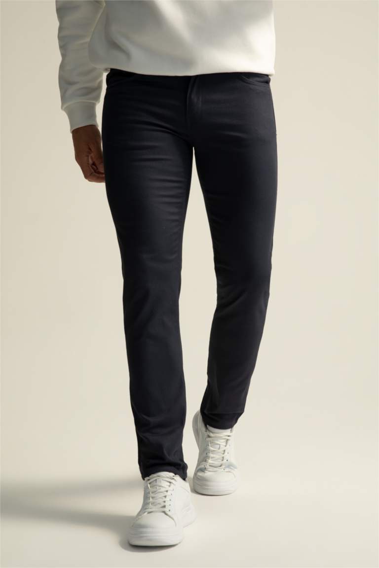 Navy Man Extra Slim Fit Basic Chino Pants 2545151 | DeFacto